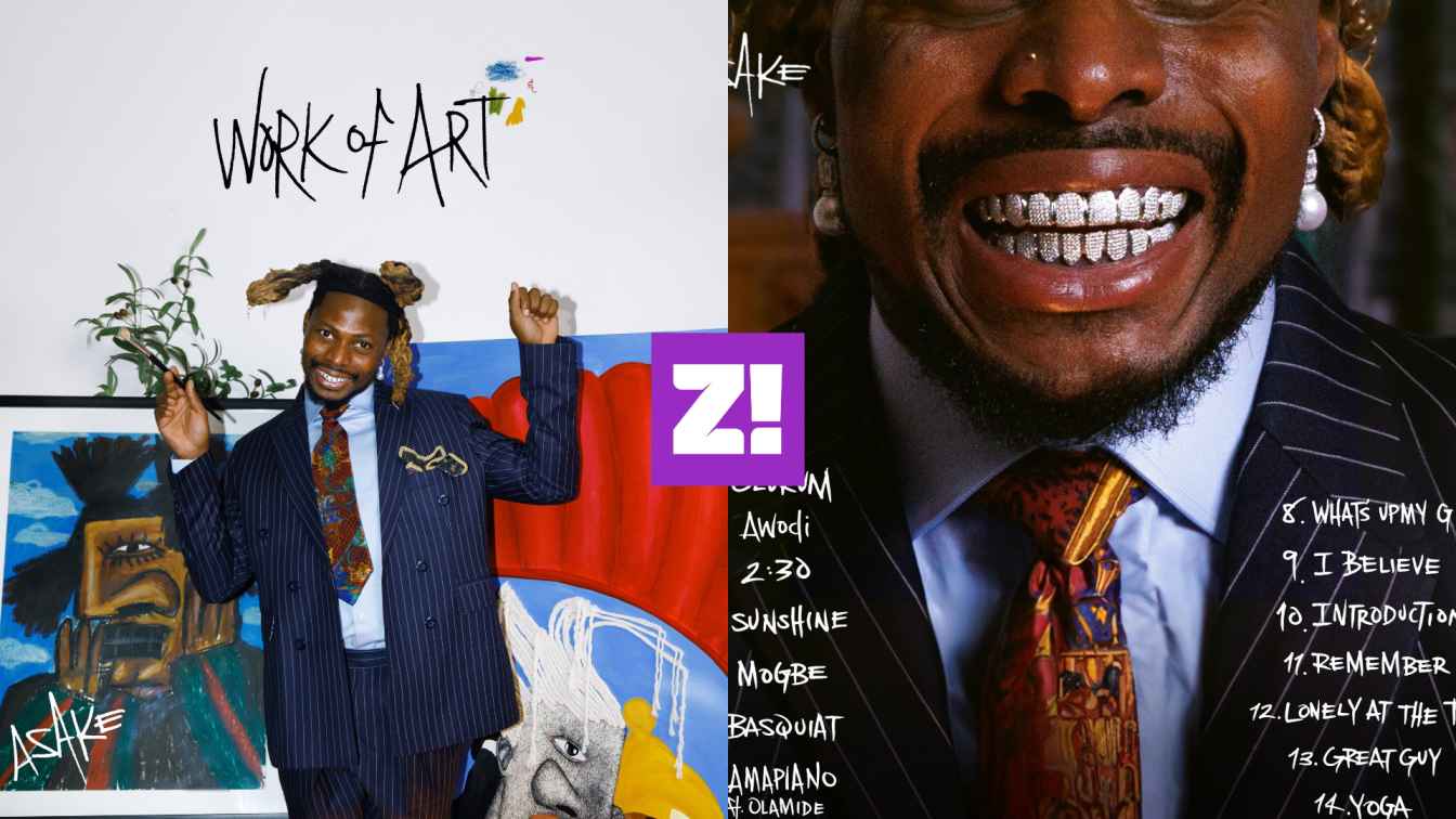 Asake Can't Stop Having Fun on "Work of Art"