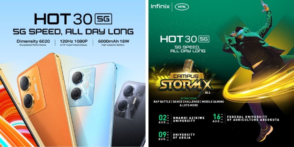 HOT 30 Series Takes a Leap: Infinix Nigeria Introduces the HOT 30 5G ...